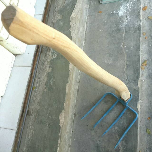 20cm Garbage Fork Scratching Pacul with Handle Ready to Use | Shopee ...