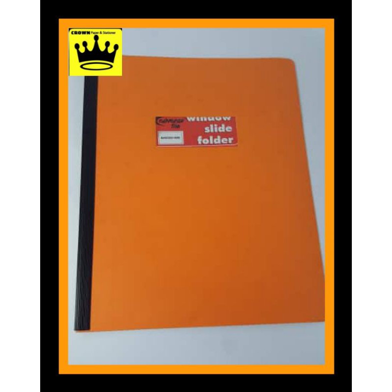 1Pack Advance Window Slide Folder Short Orange (12pcs) | Shopee Philippines