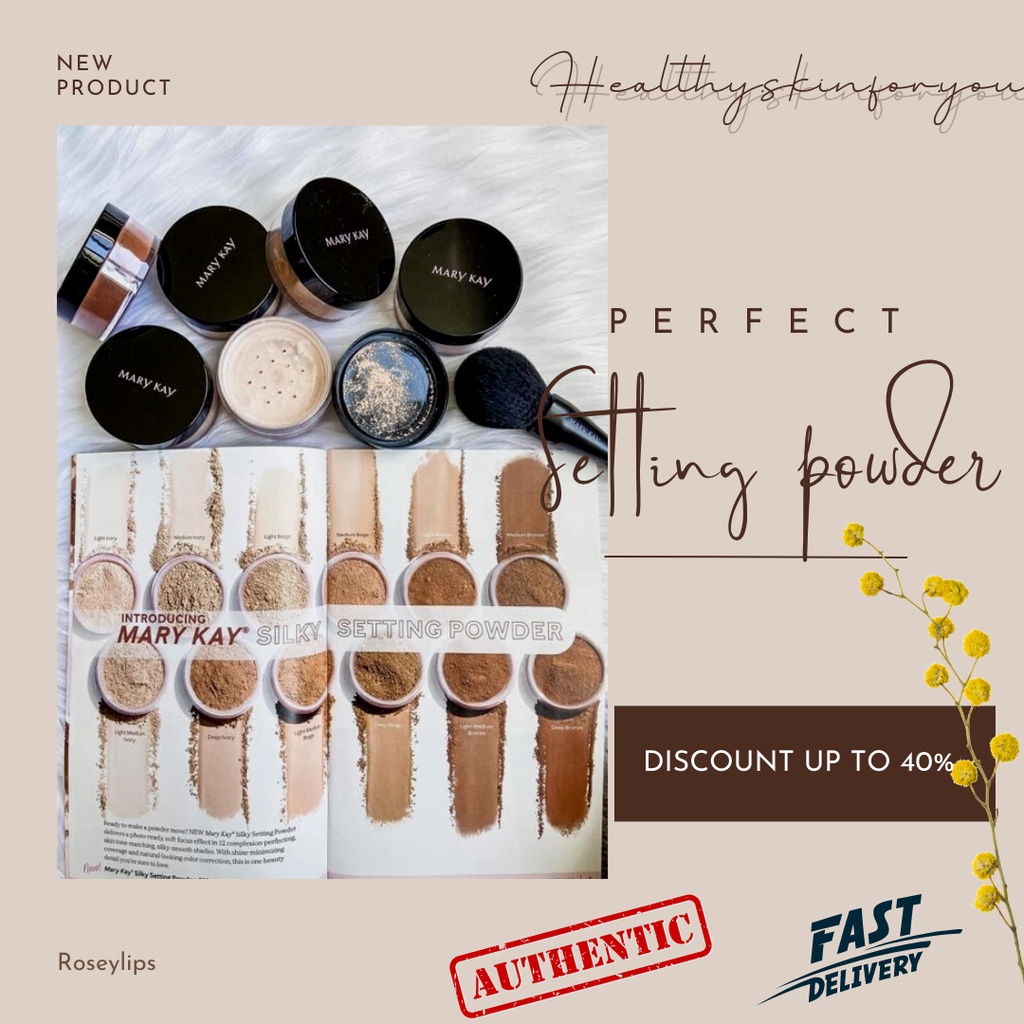 Silky Setting Powder (new formula for Mineral Powder Foundation ...