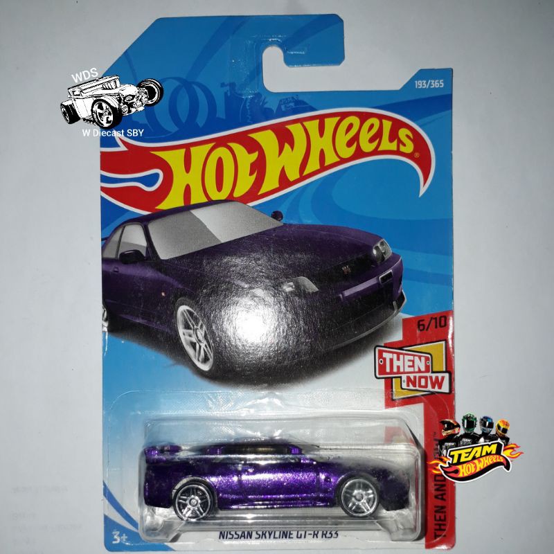 Hot Wheels Nissan Skyline GTR R33 Purple Collector's Car Hobby Toy ...