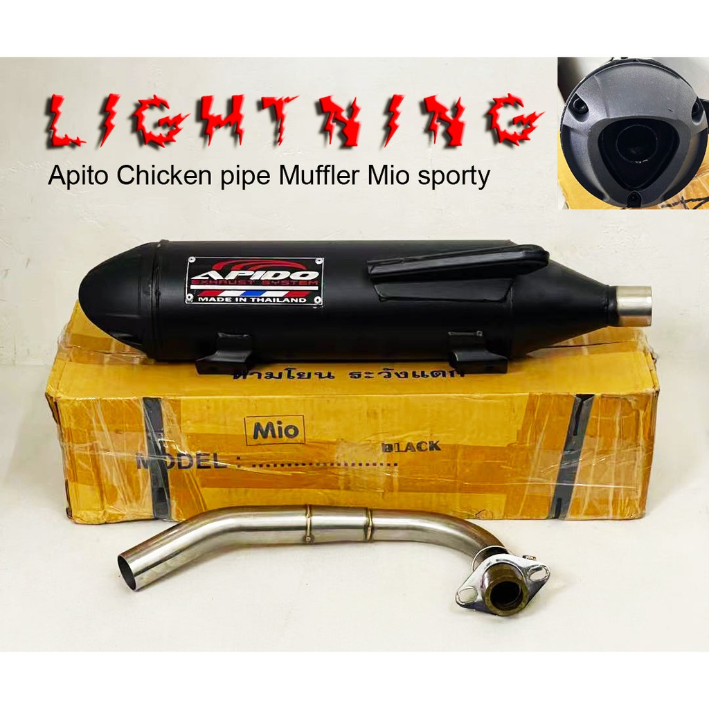 Apito Chicken pipe Mio sporty Muffler | Shopee Philippines
