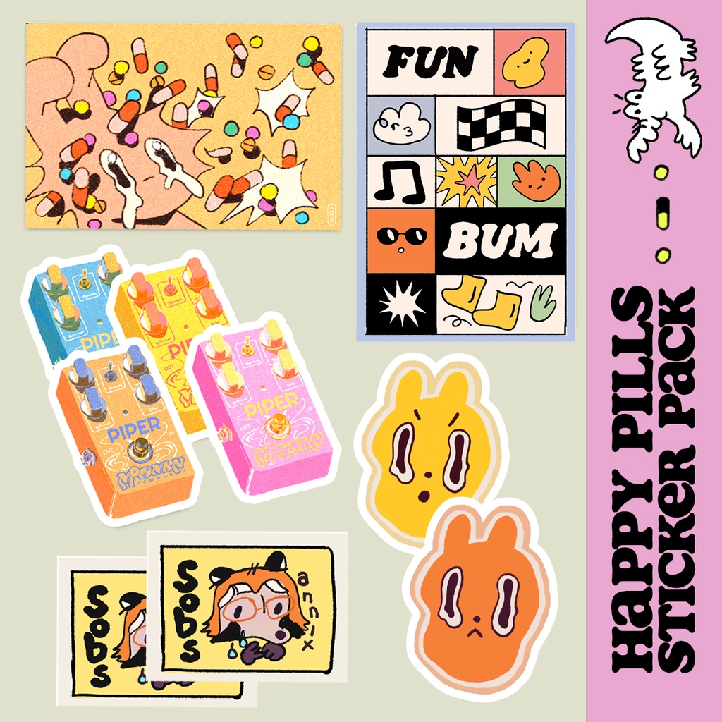 Happy Pill Stickers | Laptop and Tumbler stickers | Shopee Philippines