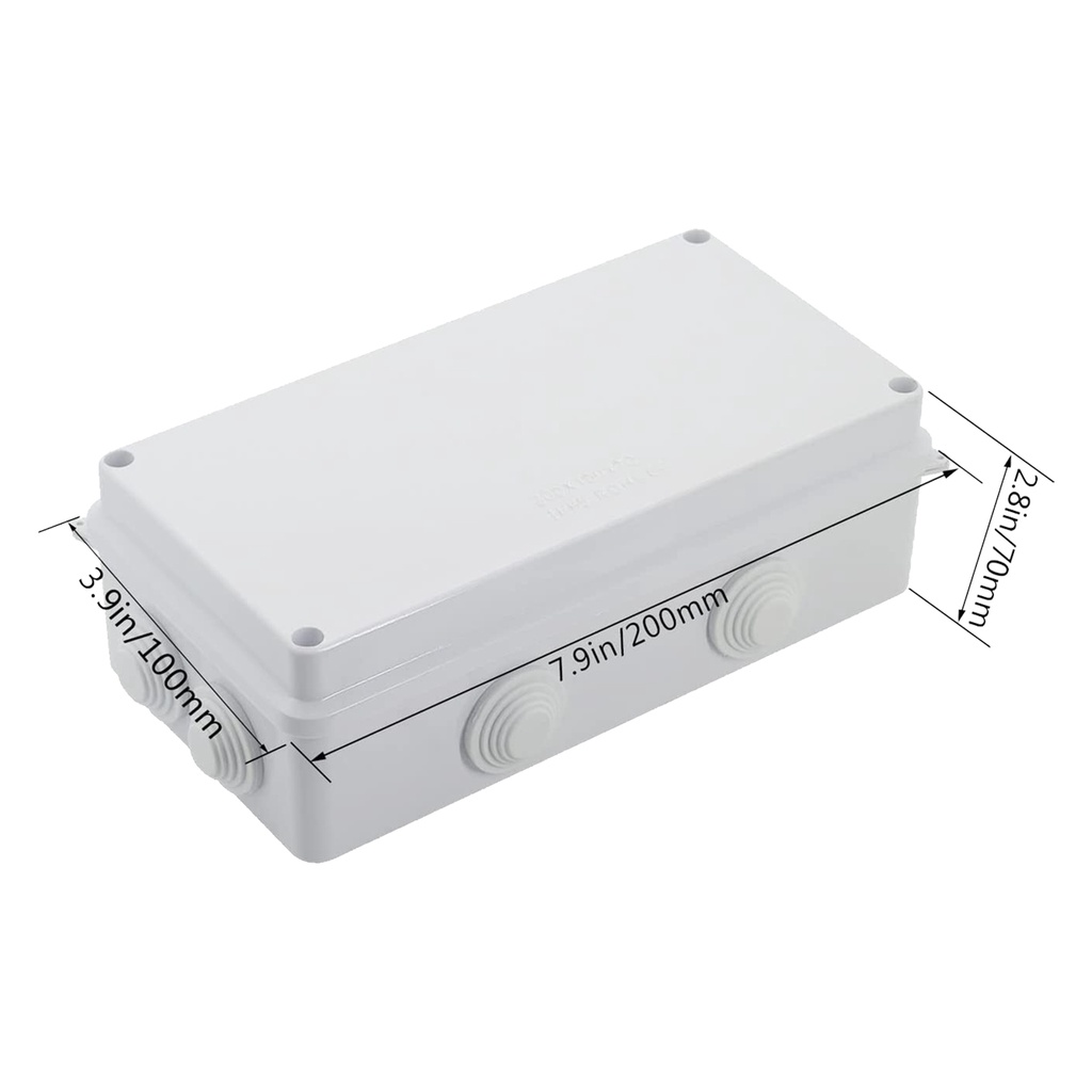 IP65 Waterproof Connection Box 200x100x70mm | Shopee Philippines