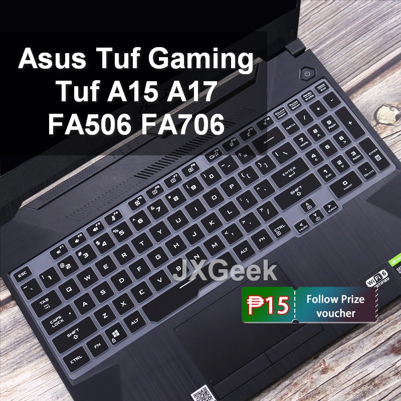 Asus Tuf Gaming Laptop Keyboard Cover Tuf A15 A17 F15 FX506 15.6" 15.6 Inch Keyboard Skin ...