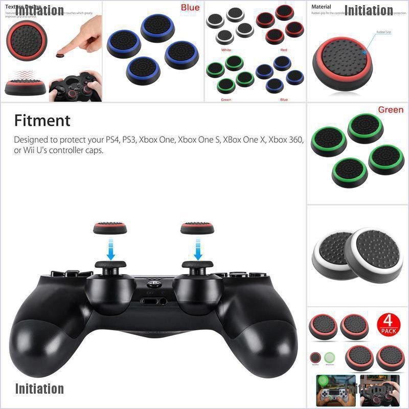 Initiation 4PCS Controller Game Accessories Thumb Stick Grip Joystick ...