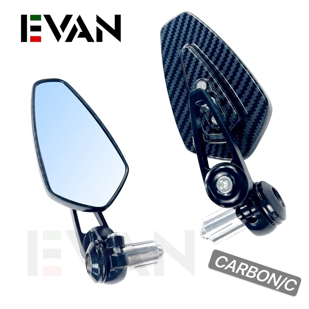 Universal Handle Bar End Side Rearview Mirrors Aluminum 7 8 Side