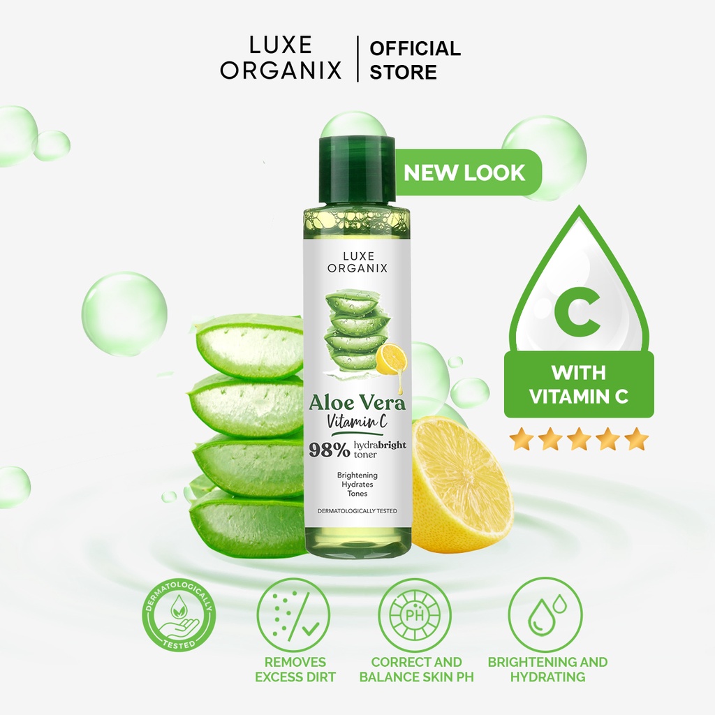 Luxe Organix Aloe Vera Calming Toner 150mL | Shopee Philippines