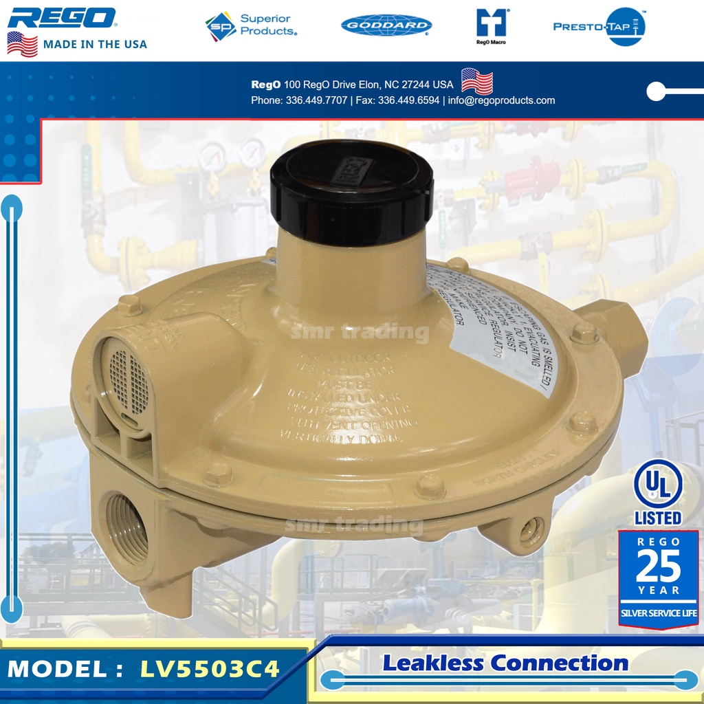 REGO COMMERCIAL LPG REGULATOR HEAVY DUTY LV5503 | Shopee Philippines