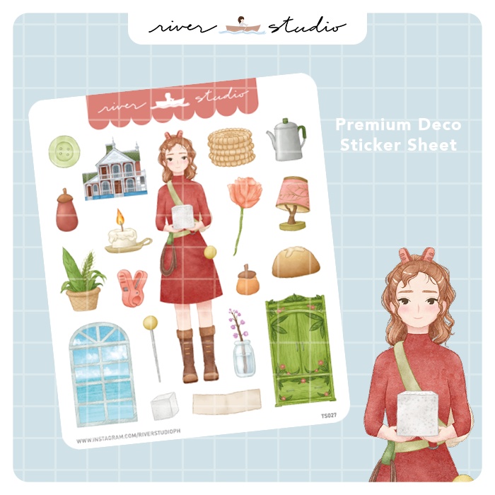 Arrietty | TS027 | Hayao Miyazaki Ghibli Themed Deco Stickers for ...