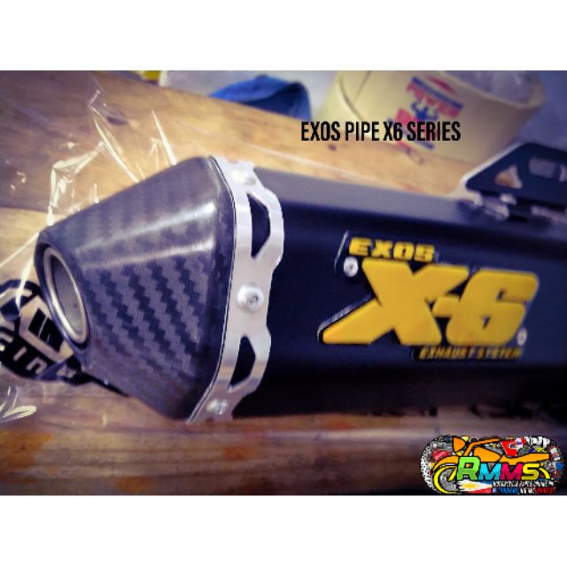 Exos x6 pipe for wave/xrm 100-110 | Shopee Philippines