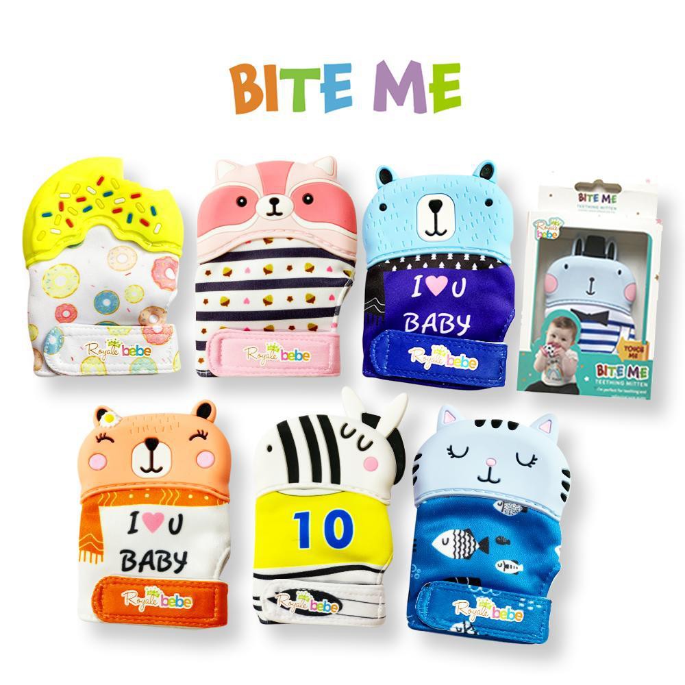 Royal Bebe Bite Me - Teething Mitten - Baby Bite Toy | Shopee Philippines