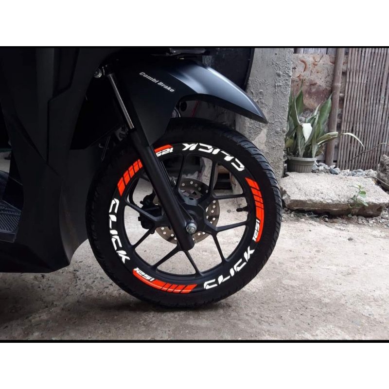 Honda Click 125i 150i mags sticker ( 2 sets front and 2 sets rear ...