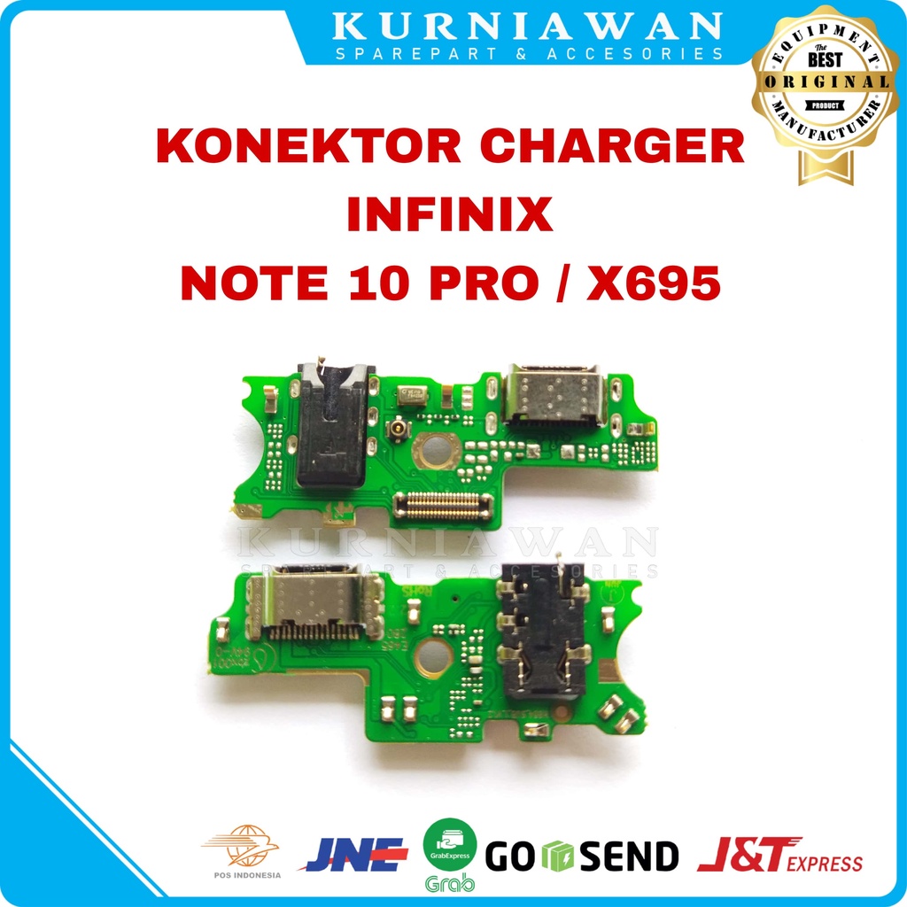 Infinix Note 10 Pro X695 Charger Connector Pcb Board Usb Mic Con Cas ...