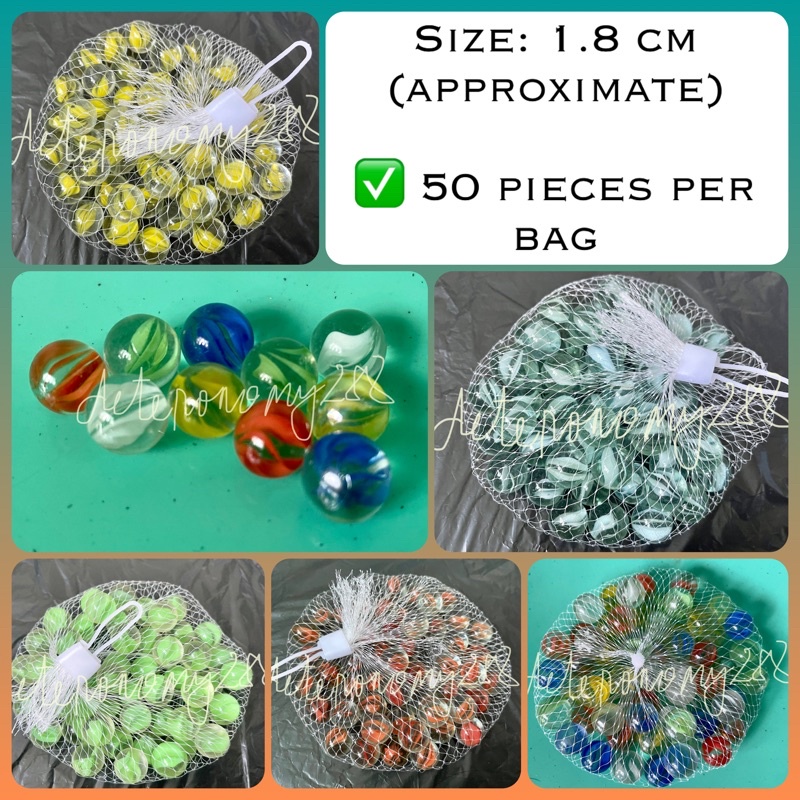 50 Pcs | MARBLE | JOLENS | CAT’S EYE VARIANT | REGULAR SIZE | Shopee ...