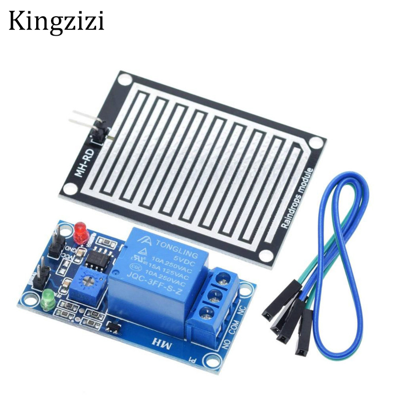 Rain water sensor module DC 5V 12V Relay Control Module Rain Sensor ...