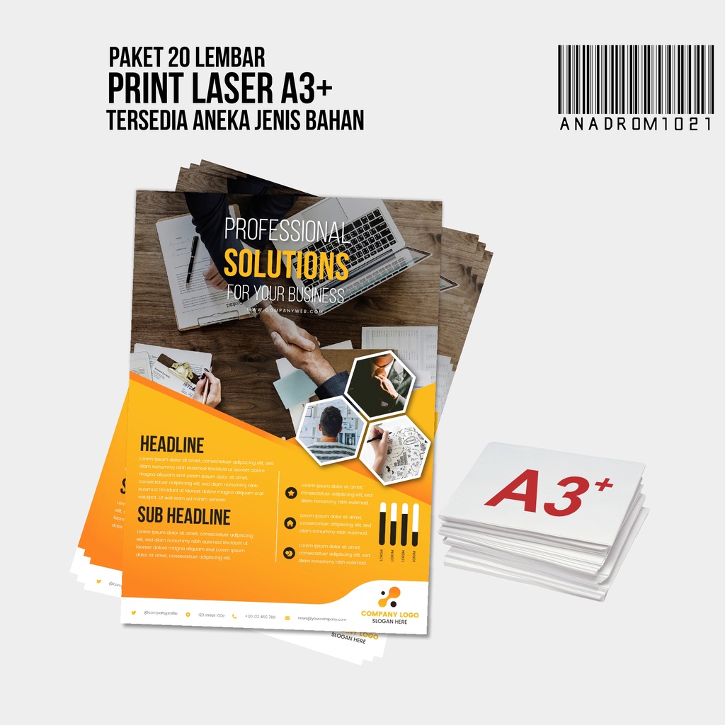 Print A3 | Package of 20 Sheets | 15 Choices of Paper Types | Anadrom ...