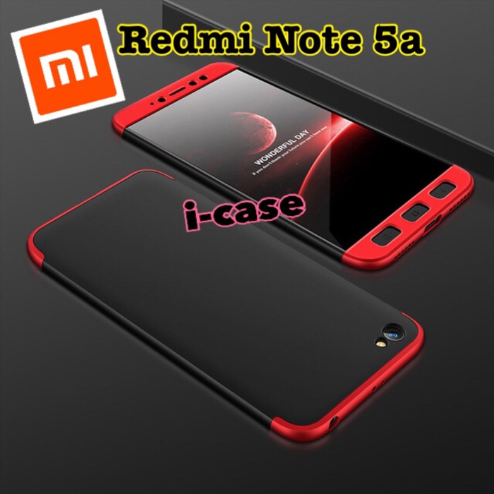 Xiaomi Redmi Note 5a case 360 super protect - cover redminote 5a ...
