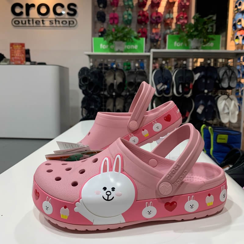 Crocs crocband line friends clog for woman sandals with ecobag | Shopee ...