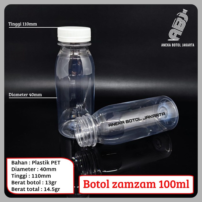 Zamzam bottle 100ml / jelly bottle 100ml / Plastic bottle 100ml ...