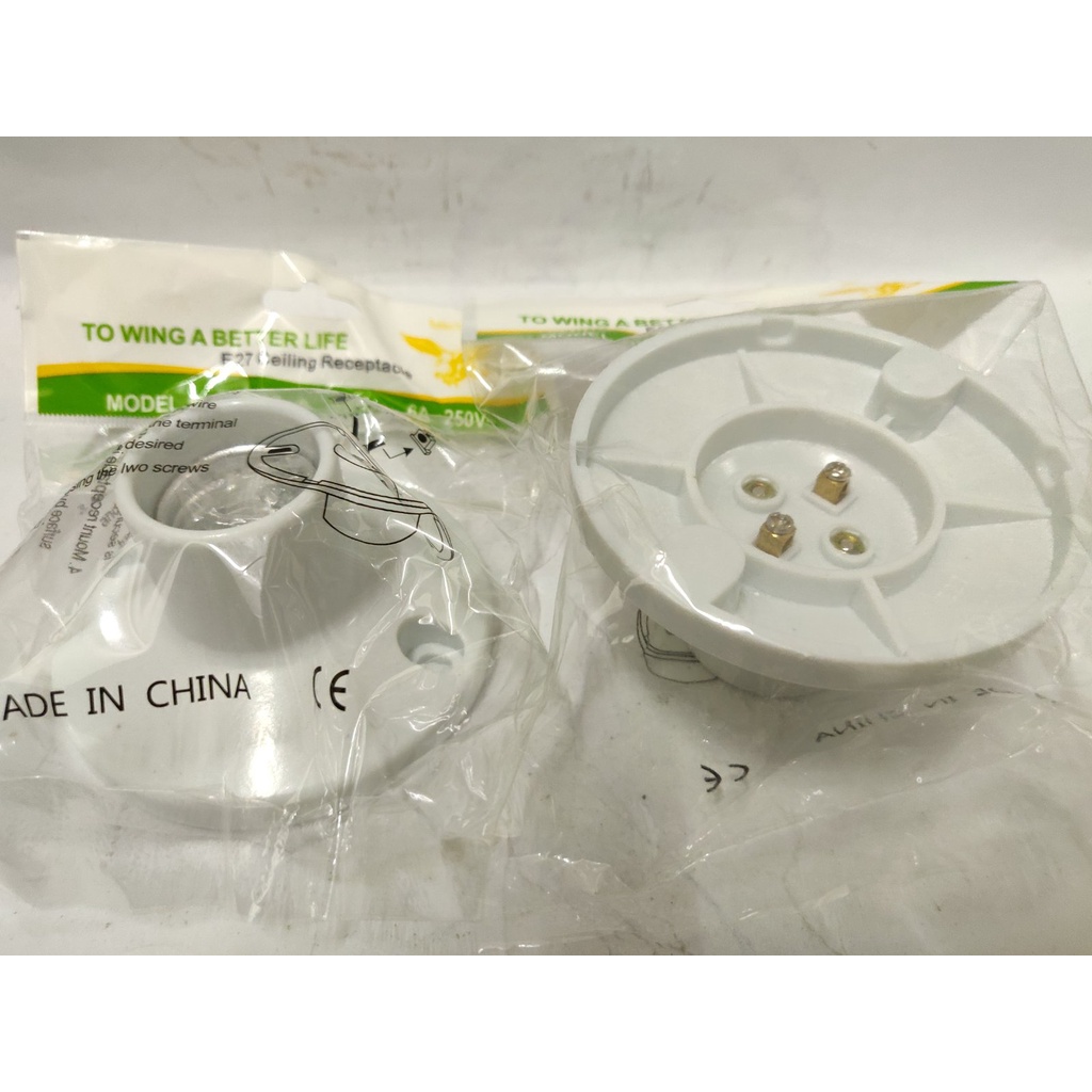Golden Eagle E27 Ceiling Receptacle Light Bulb Socket Standard | Shopee ...