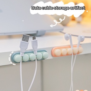 Cute Cable Clips,USB Cable Holder Wire Organizer, Pea Cord Clips Cord ...