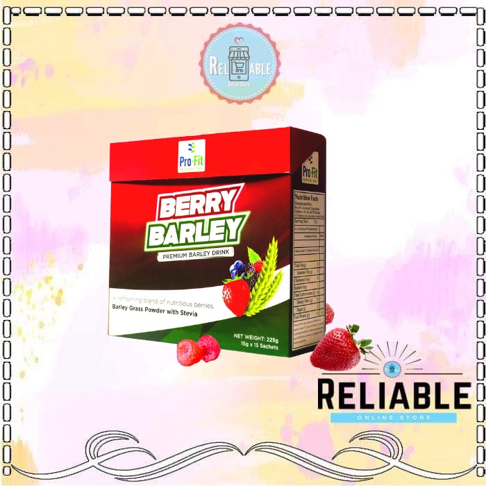 PROFIT Berry Barley Premium with stevia Pure Berry easy wellness dr vita synergreens barley ...