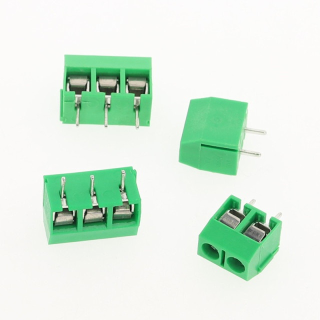 10Pcs KF301- 2P Screw 5.0mm Terminal Block 2 Pin 3 Pin Pcb Terminal Block Connector | Shopee ...