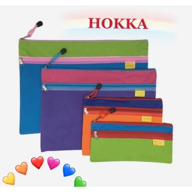 HOKKA ENVELOPE/PENCIL CASE LOLLIPOP COLORS B6/A5/A4/B4 | Shopee Philippines