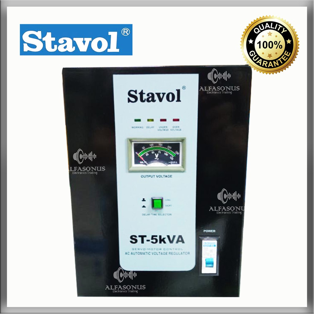 Stavol 5000W AVR ST-5KVA / SVC-5000VA / ST-5000VA Automatic Voltage ...