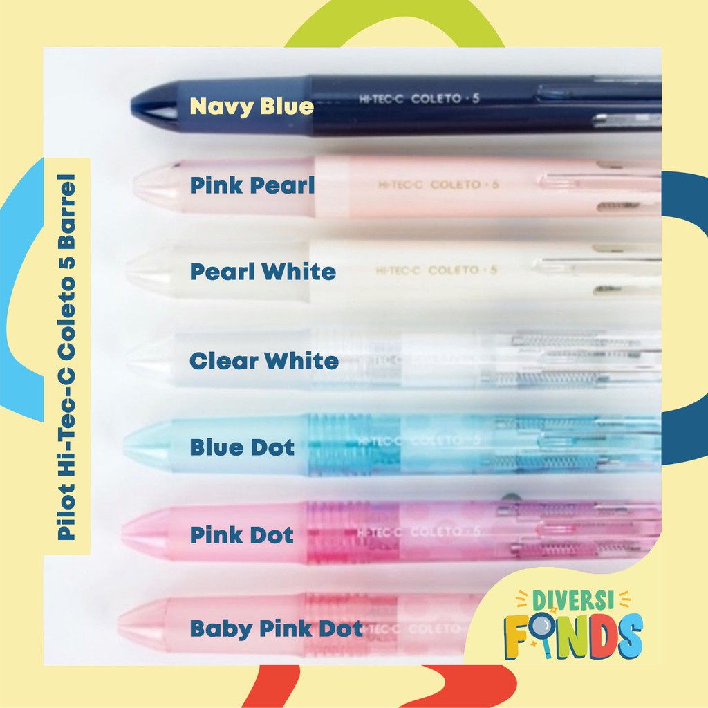 Pilot Hi-Tec- C Coleto 5 Color Barrel | Shopee Philippines
