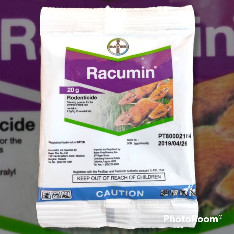 Bayer Racumin Rodenticide 20g | Shopee Philippines
