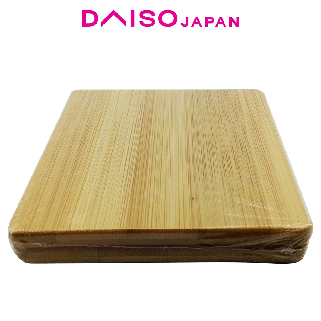 Daiso Square Bamboo Coaster (2 pieces) | Shopee Philippines