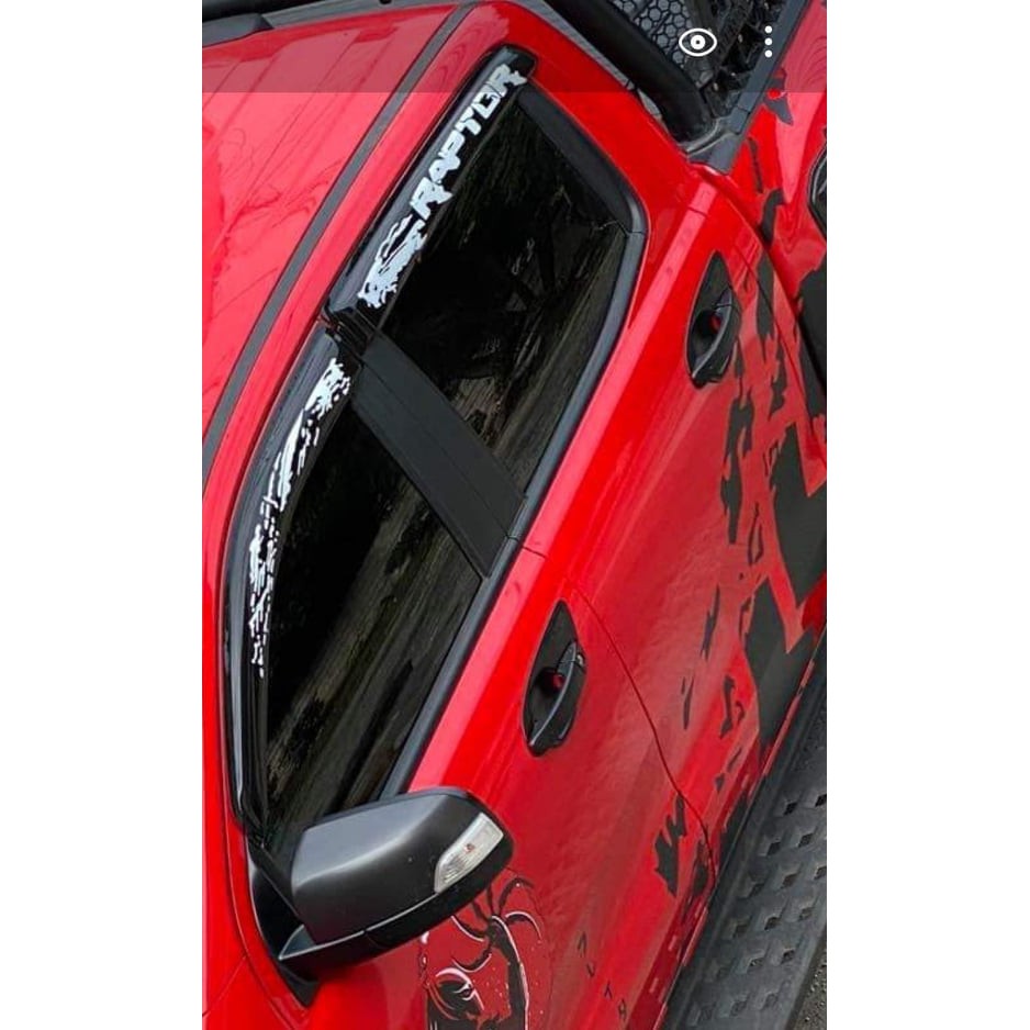 Ford Raptor Rain Visor Compatible 2019 2020 2021 2022 High Quality ...