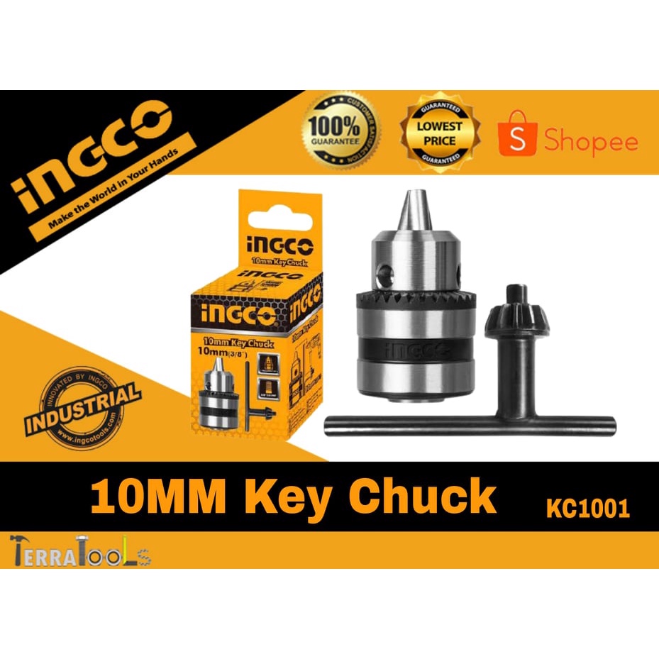 INGCO Drill Chuck Key 10mm 3/8" KC1001 | Shopee Philippines