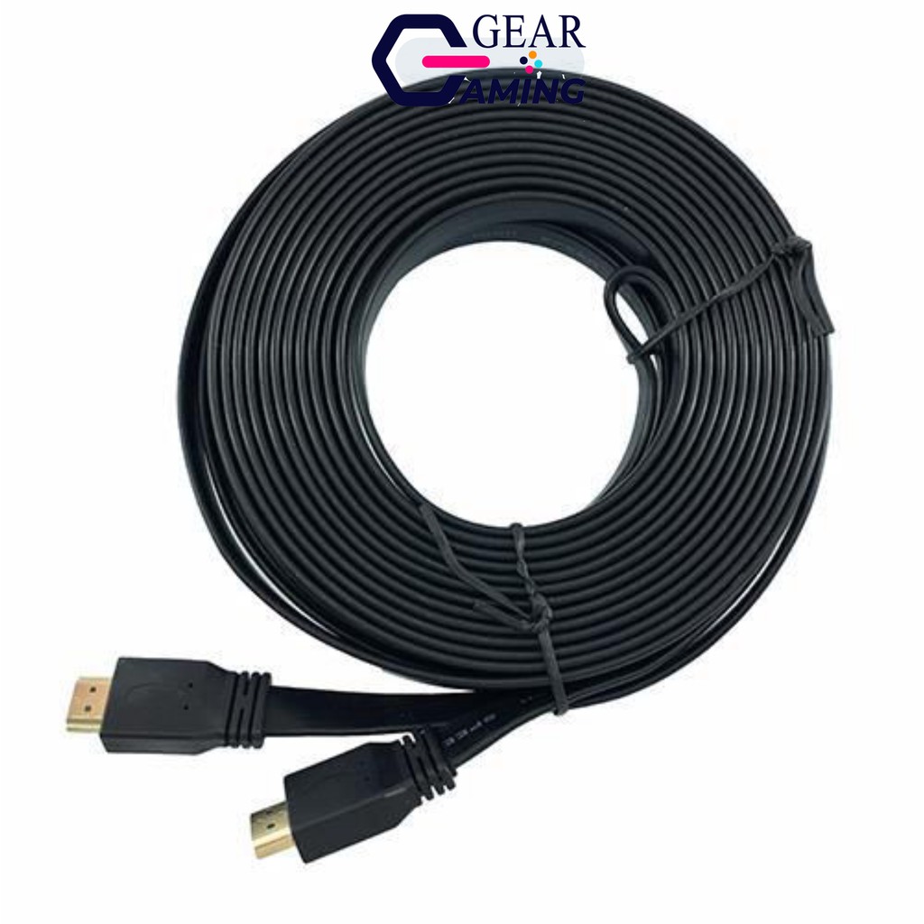 Hdmi cable - 10 meter HDMI cable - Full HD anti-interference - Flat ...