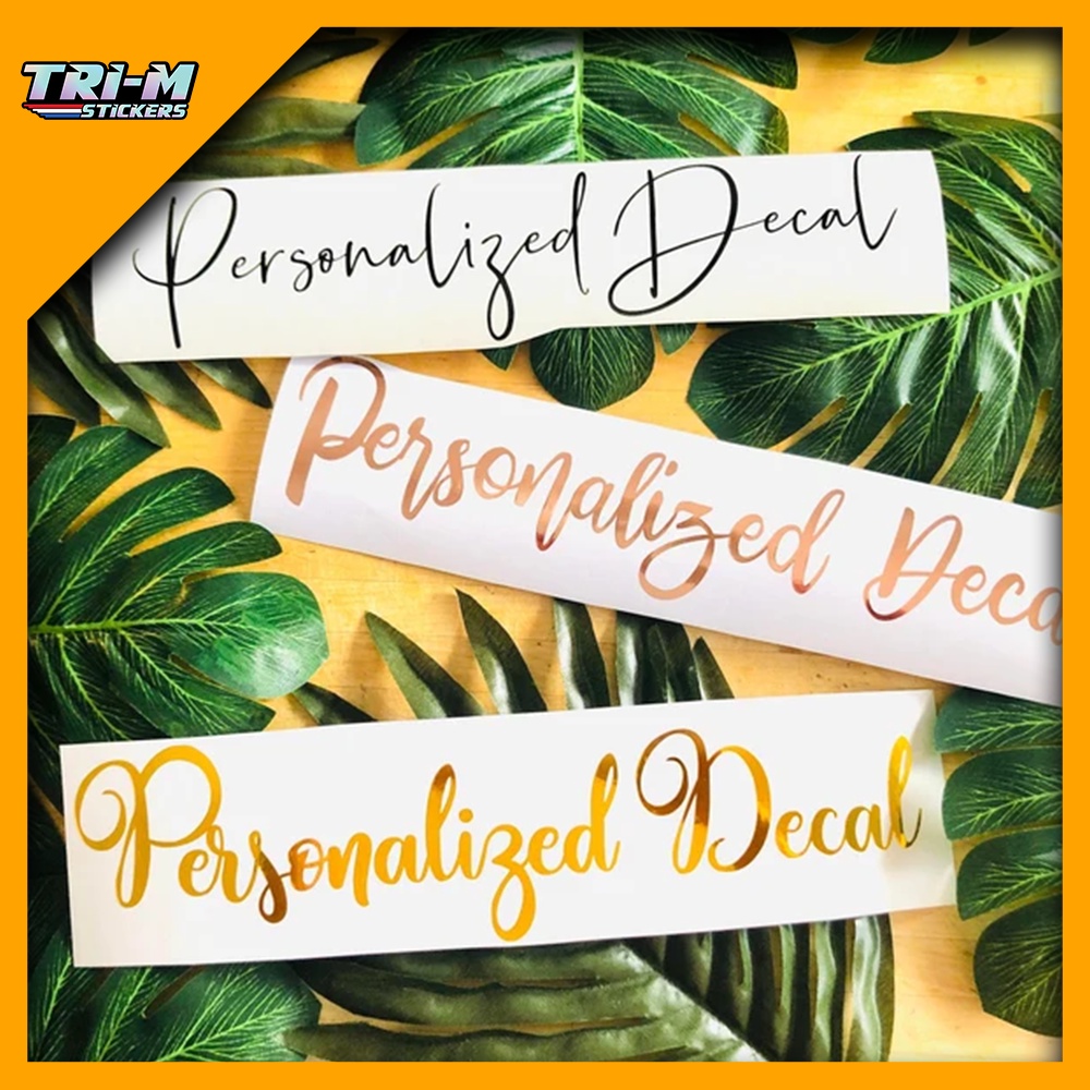 Personalized Sticker Name, Vinyl Decal Sticker, Motorcycle Sticker ...