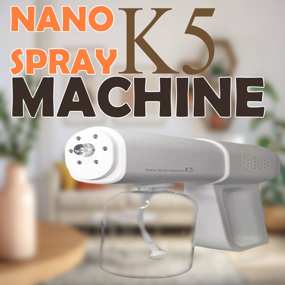 COD K5 Wireless Nano Atomizer spray Disinfection spray Gun Sanitizer spray machine | Shopee ...