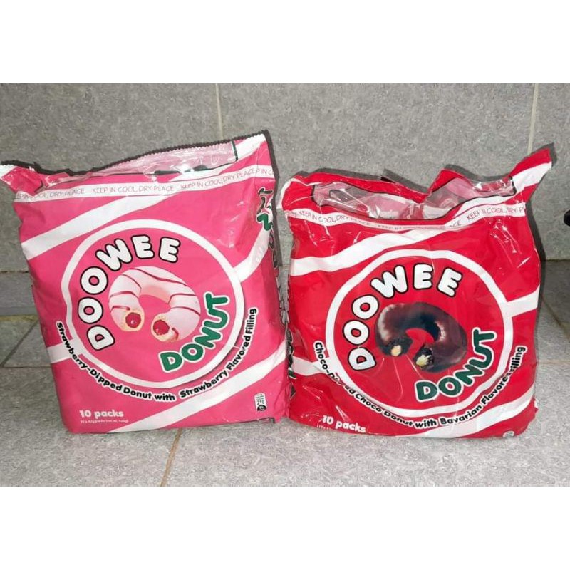 Doowee Donut Assorted Flavors 1pack x 10pcs | Shopee Philippines