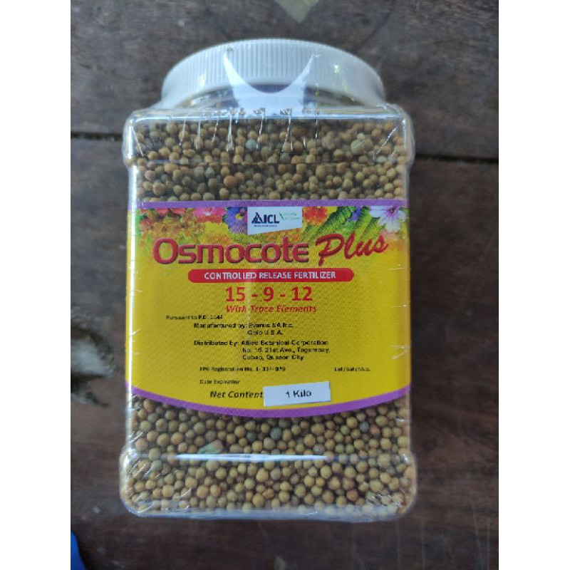 Osmocote Plus 15-9-12 with Trace Elements (cannister) 500g/1kg | Shopee ...