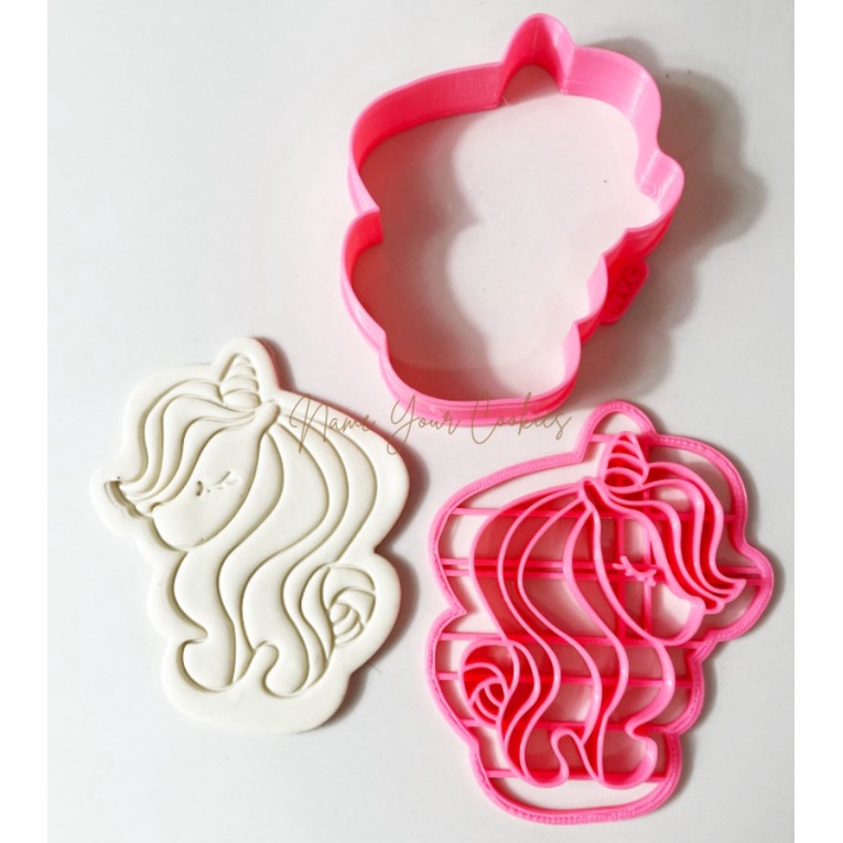 UNICORN COOKIE CUTTER WITH SEPARATE STAMP | Shopee Philippines