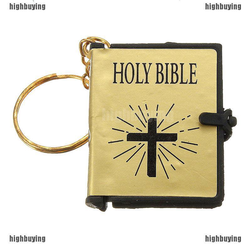 Mini Bible Keychain English HOLY BIBLE Religious | Shopee Philippines