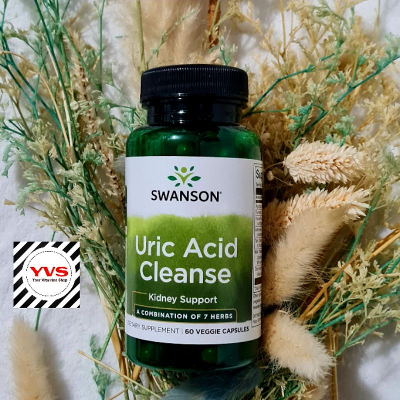 Swanson Uric Acid Cleanse 60 capsules 6/2023 exp | Shopee Philippines