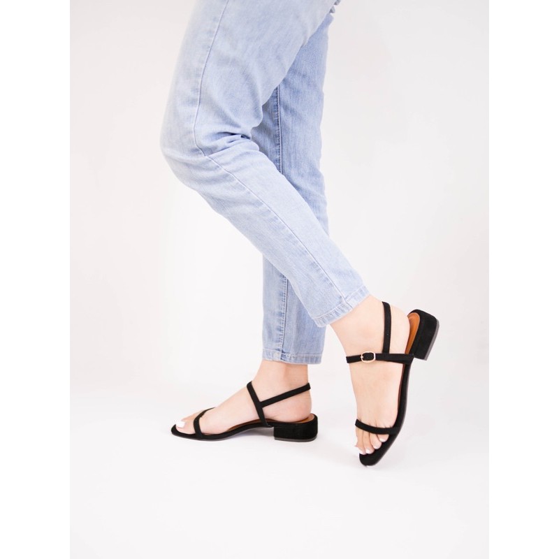 CRIZA SHOES LOUISE SUEDE 1 INCH LOW HEELS | Shopee Philippines