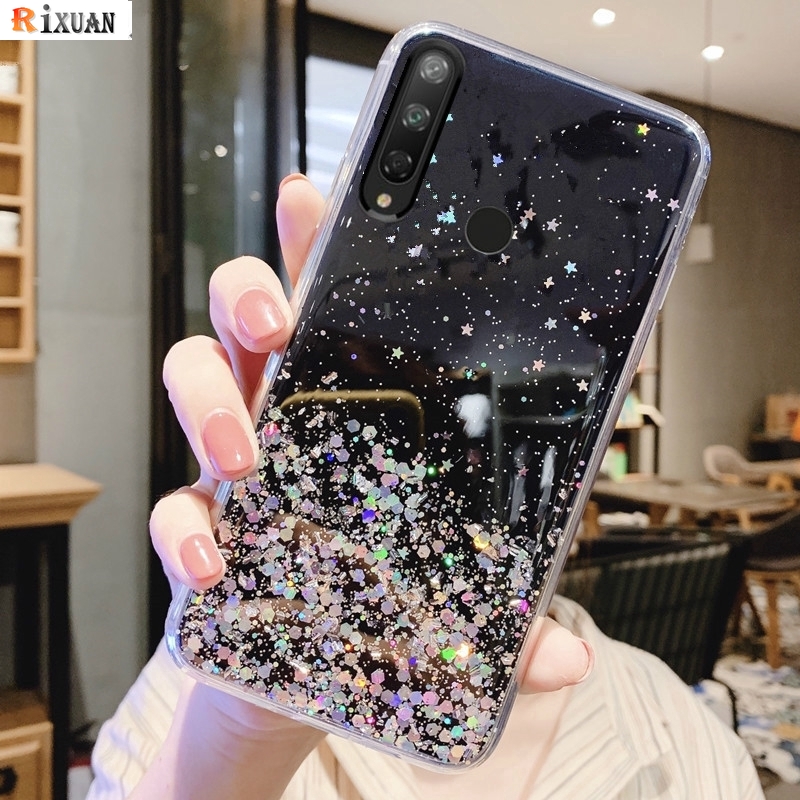 Glitter Sequins Case For Huawei Y6P Y7P 2020 Nova 7i Nova 7SE 5T 3i Y9S ...