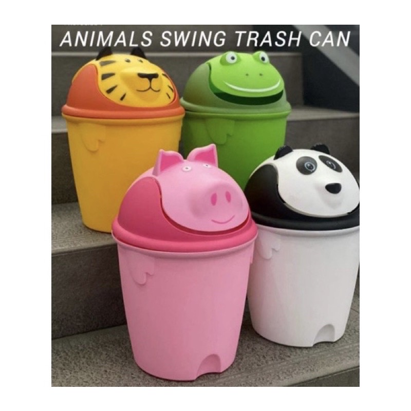 Animals Trash Can with Cover | Shopee Philippines