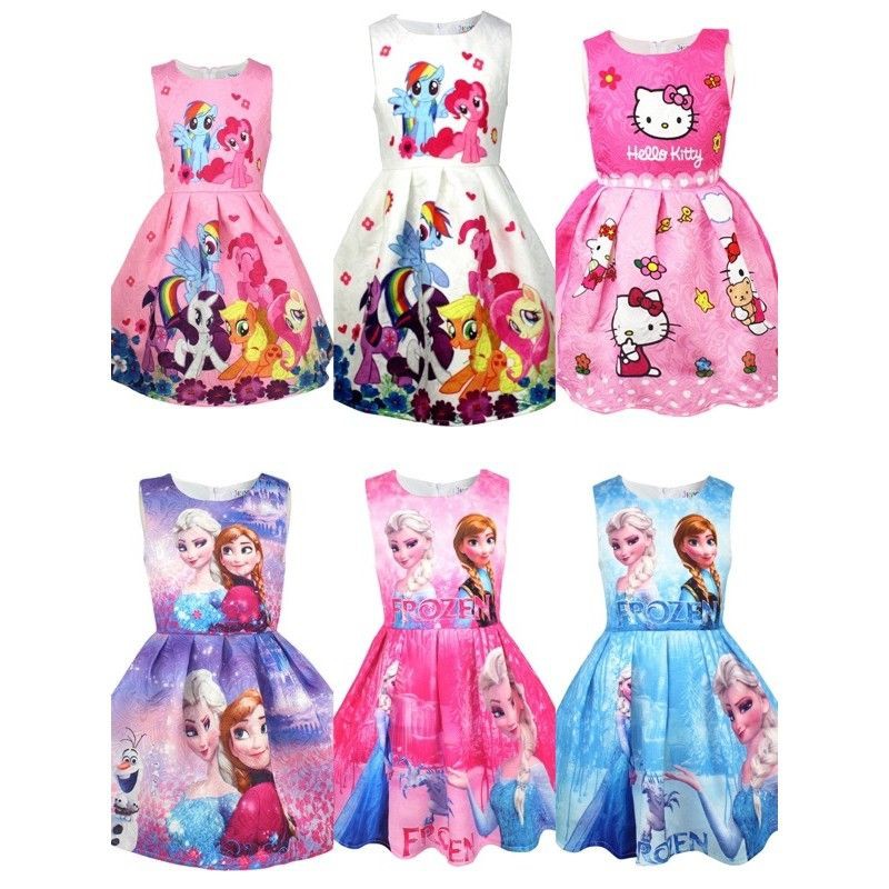 my little Pony, frozen, hello kitty formal dress for kids, 2yrs to ...