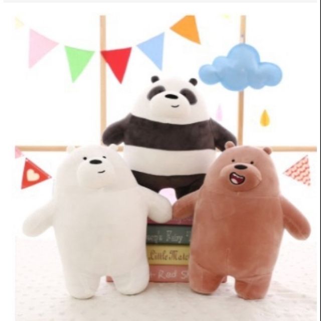 9inch we bare bear stuff toy collection | Shopee Philippines