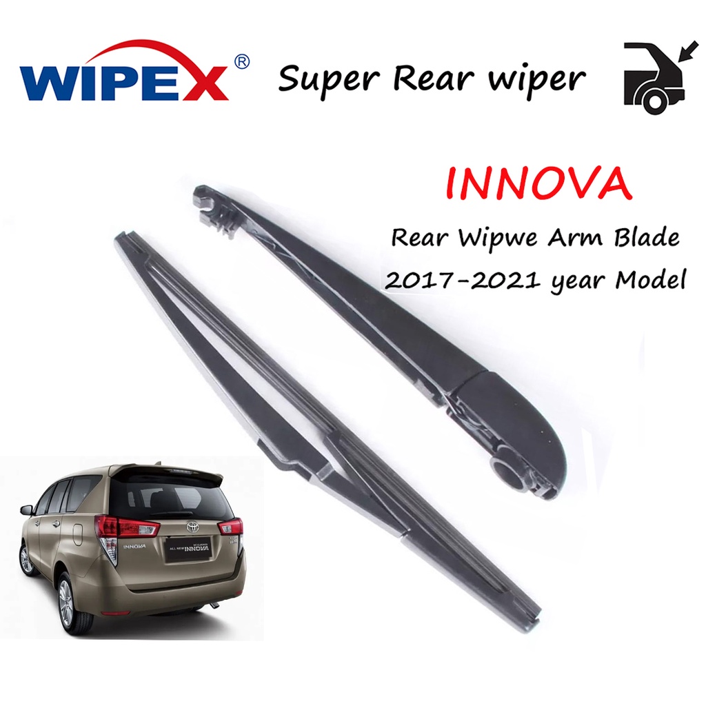 Toyota INNOVA Rear Wiper arm Blade JAPAN Quality for 2017 up to present Model INNOVA Car Back ...