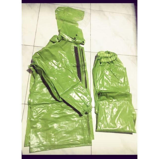 Raincoat Original Green Kapote | Shopee Philippines