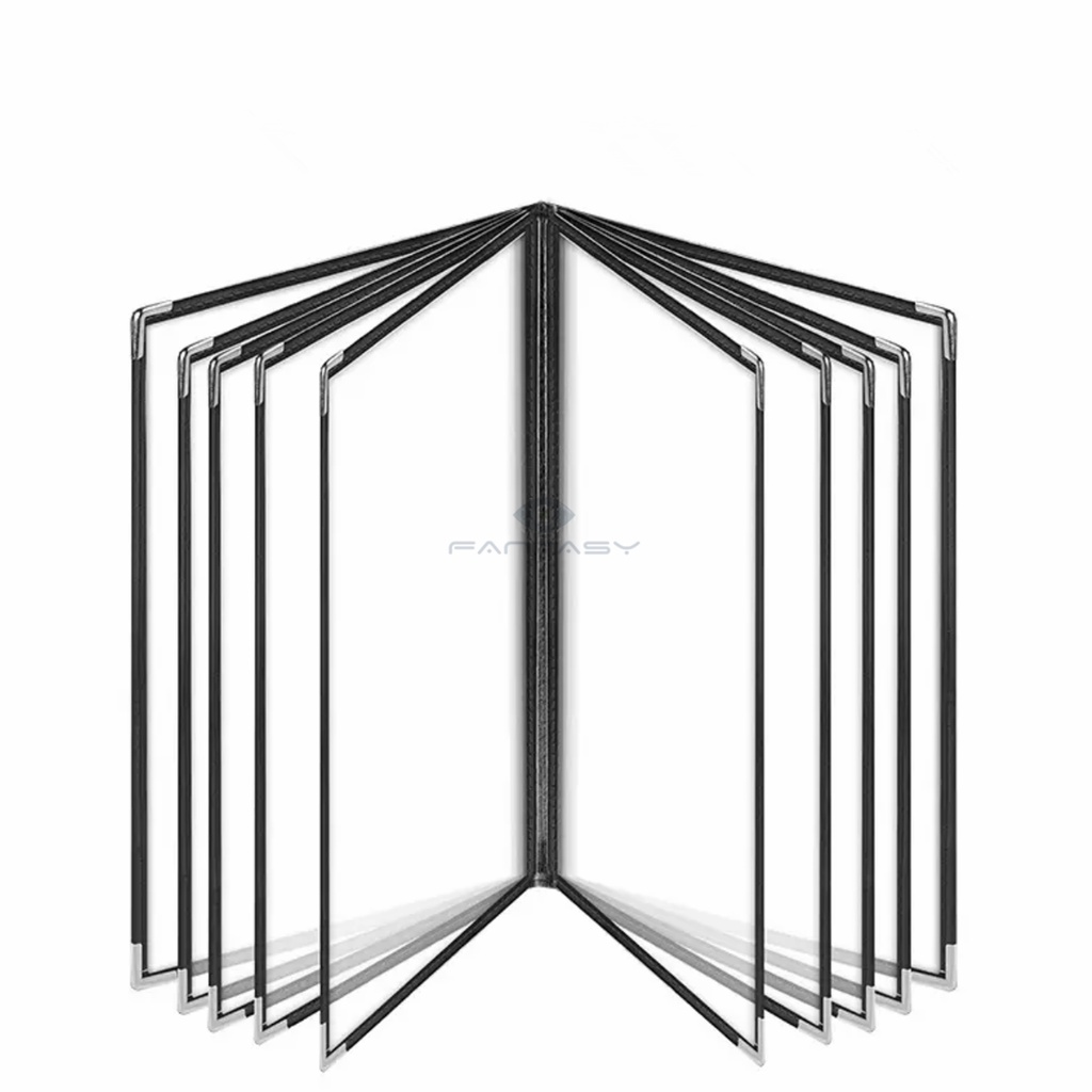 10 Pages 20 Faces A4 Transparent Menu Cover Restaurant Menu Folder Menu ...